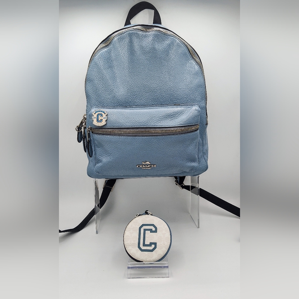 Coach Woman's Campus Backpack With Varsity Pin & Coin… - Gem